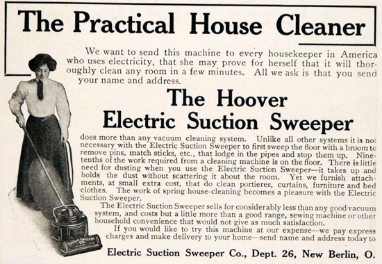 First Versions: Hoover (vacuum cleaner)