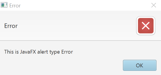 JavaFX Alert Dialog Example With Pictures