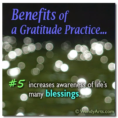 The Gratitude Habit Journal: Benefits of Gratitude #5: Aware of Blessings
