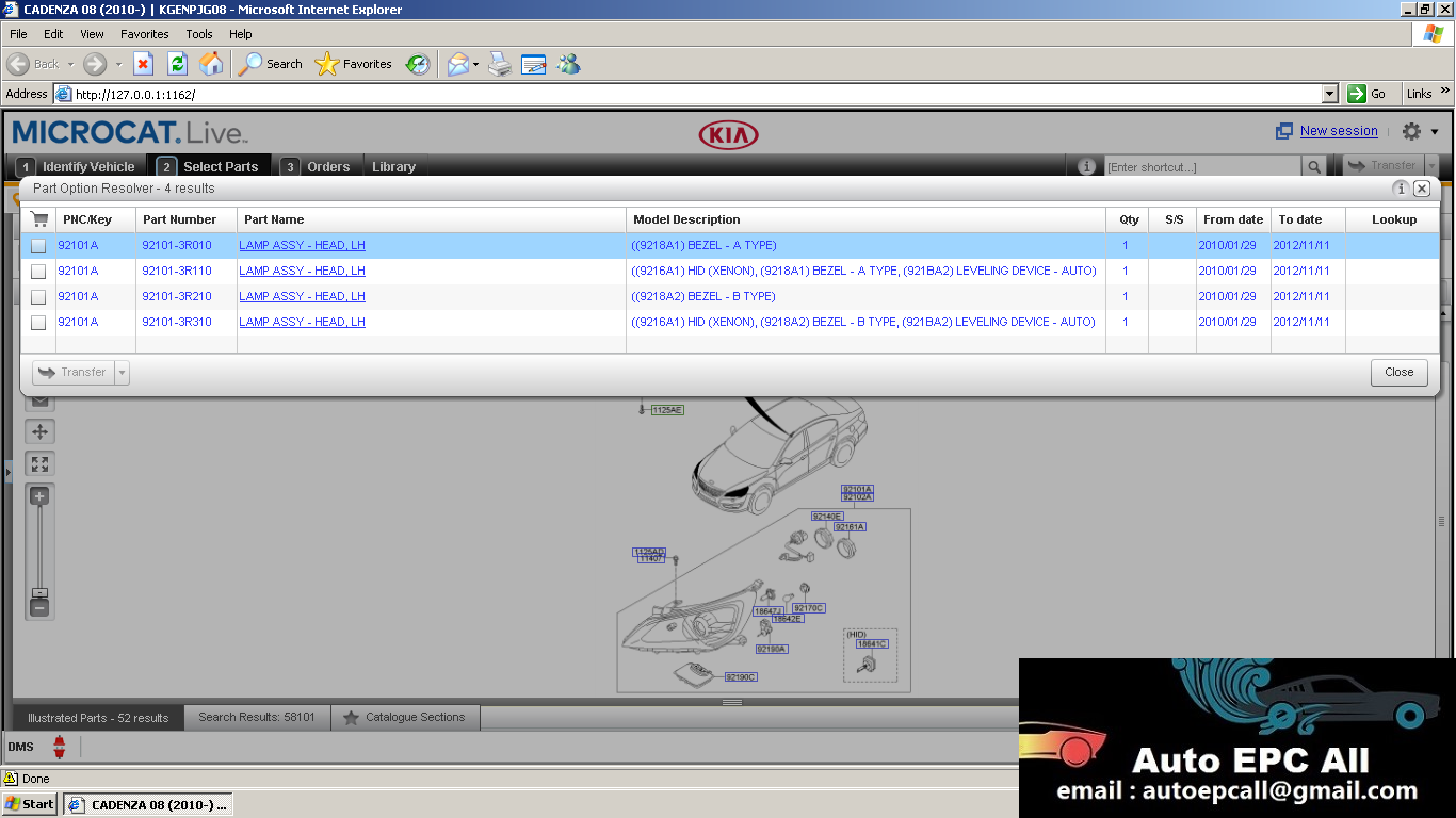 Microcat V6 Kia Parts Catalog [08.2021]