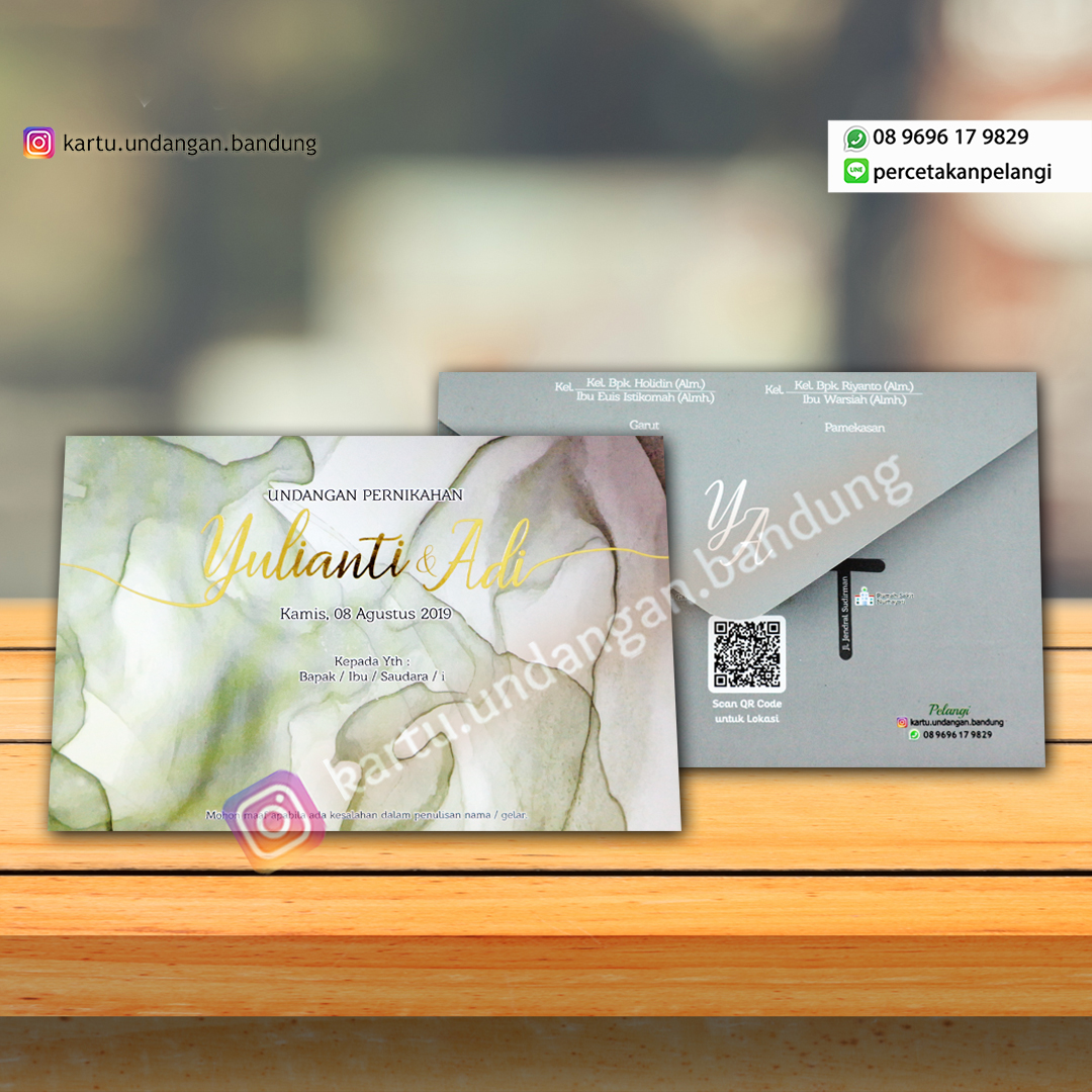 Kartu Undangan Pernikahan Unik