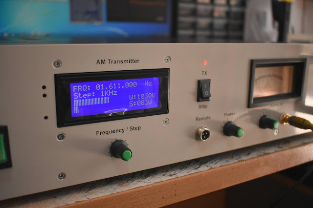 1000 Watt Max class D AM MW broadcast transmitter