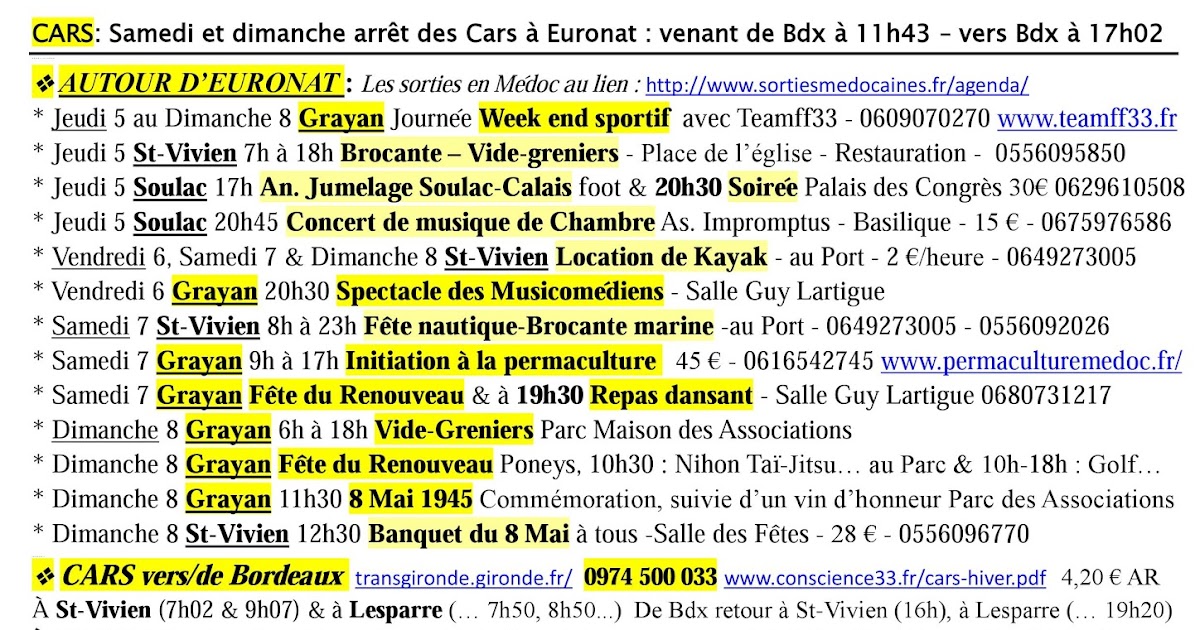 Euronat Grayan, Médoc - Infos Peas and Love: Nat18 - NAT’ACTIVITÉS du ...