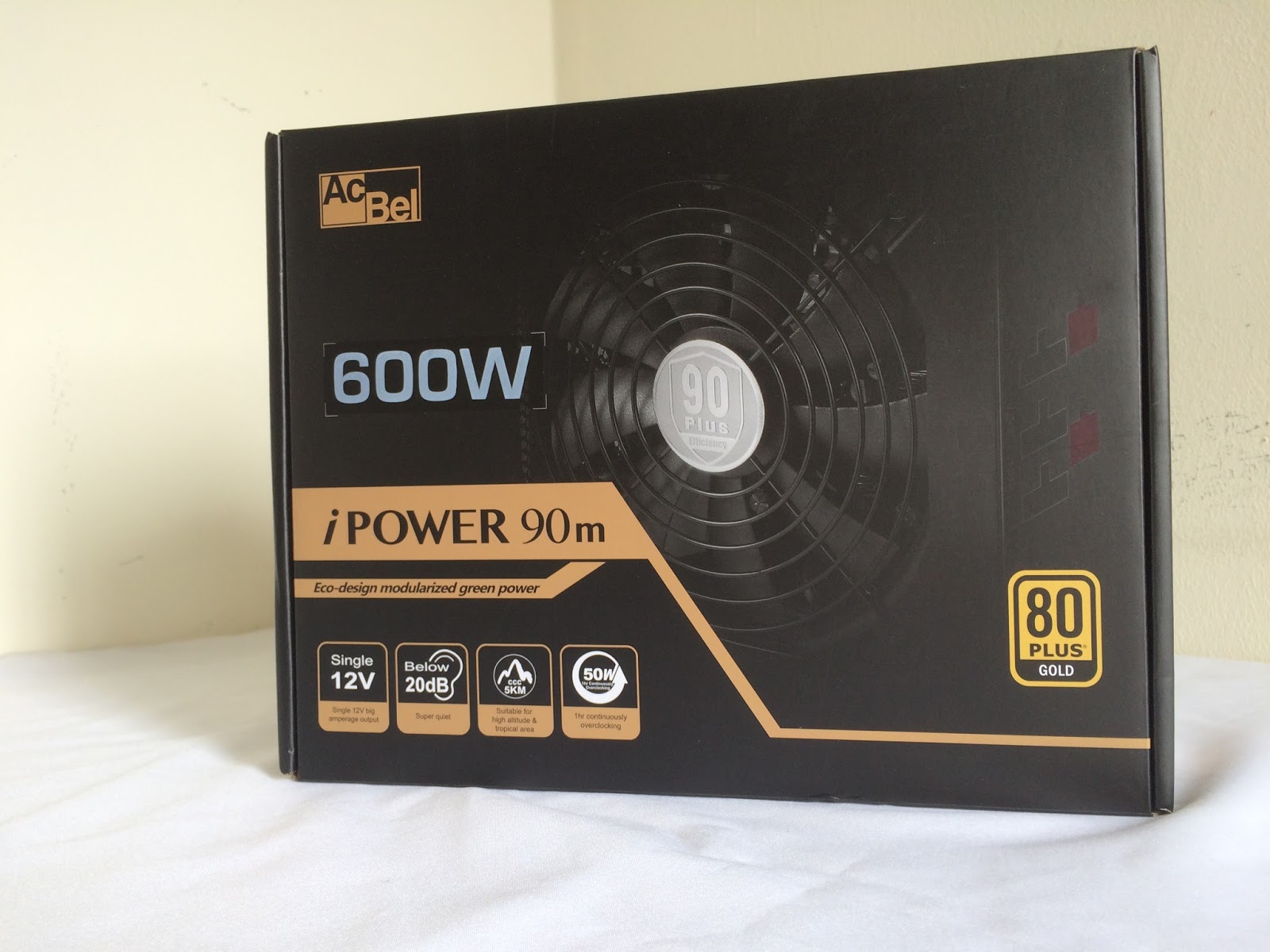 Unboxing & Preview: AcBel iPower 90m 600W Power Supply