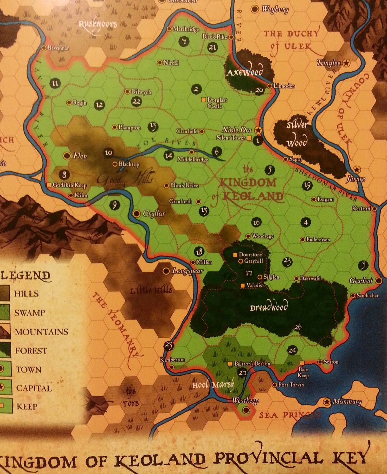 Hall of the Mountain King: Keoland References