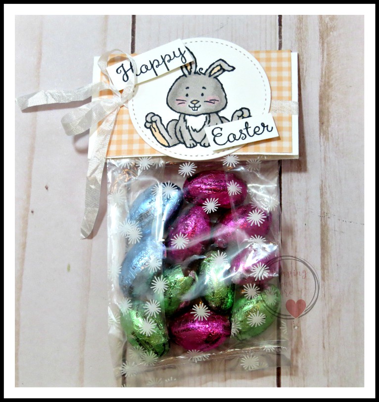 Stampingwithamore: HOW TO MAKE A TREAT BAG TOPPER FOR EASTER