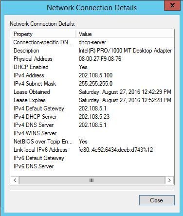Konfigurasi DHCP Server di Centos 7