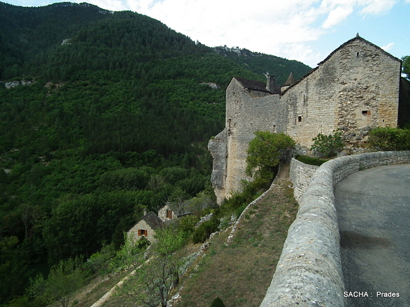 Un jour....Une photo !: Le château de Prades " Gorges du Tarn