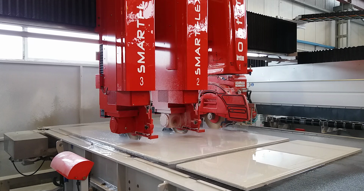 Breton SmartFlex - CNC cutting centre with three cutting spindles ...