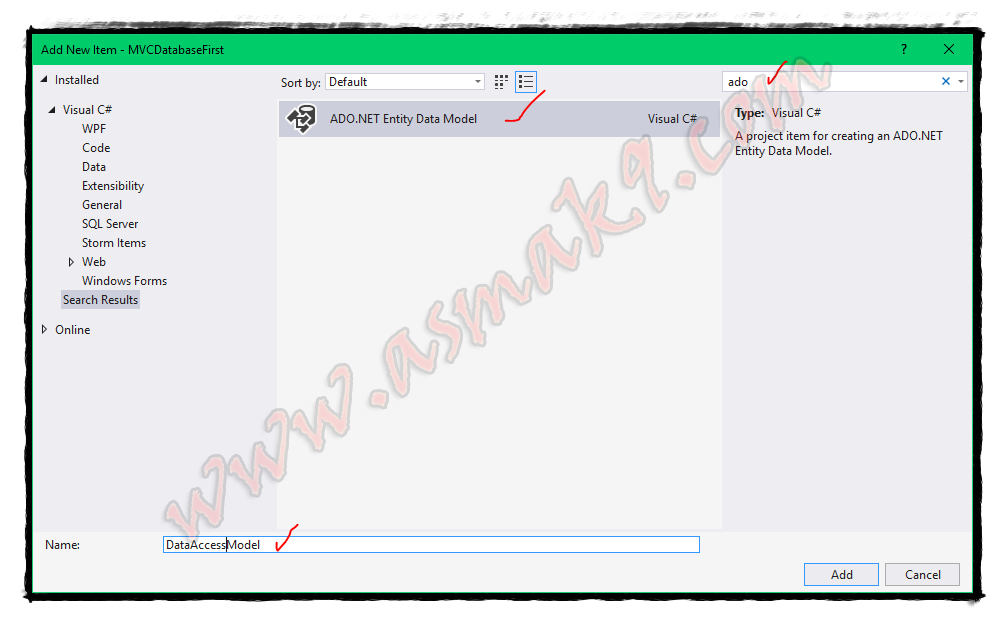 Aspnet Mvc5 Entity Framework Database First Approach Asmas Blog