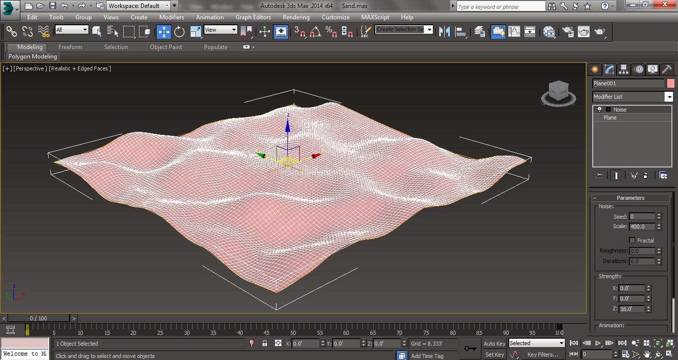 Sand Mesh and Material | DFX-ology
