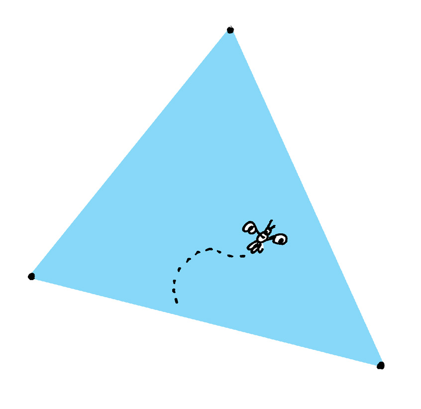 El Jardín de Douglas: Ese triangulito azul