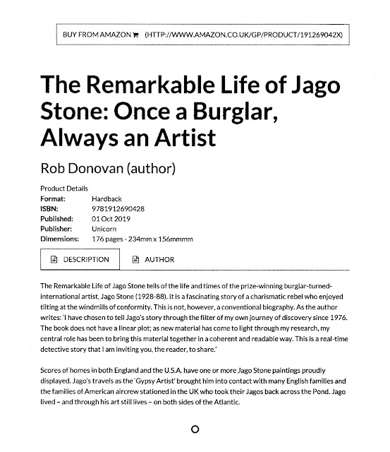 Rob Donovan - Author: JAGO STONE - THE AMERICAN CONNECTION - PART FOURTEEN