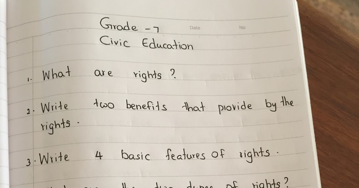 Grade 7 Civic Education