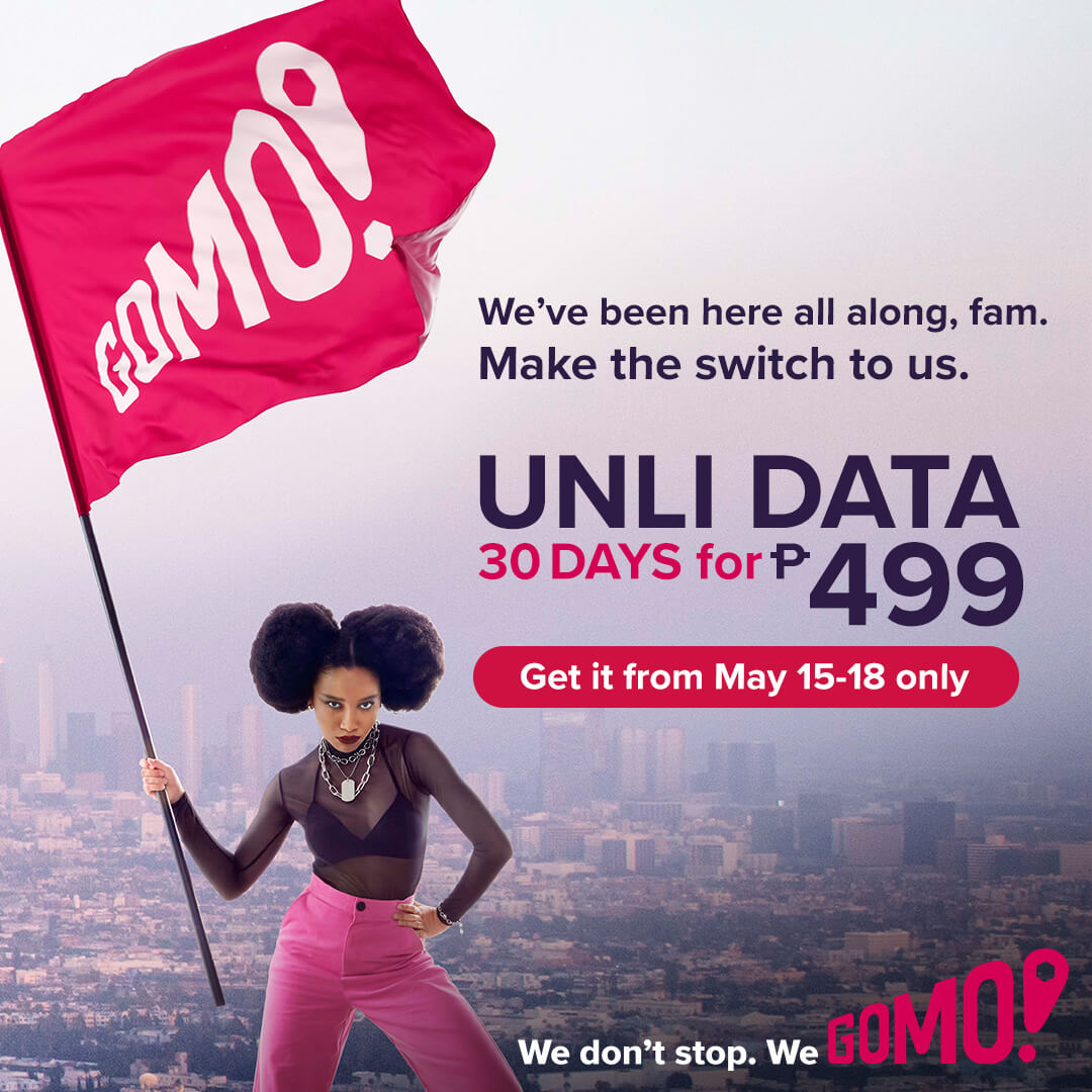 GOMO brings back UNLI Data Promo. - Gizmo Manila