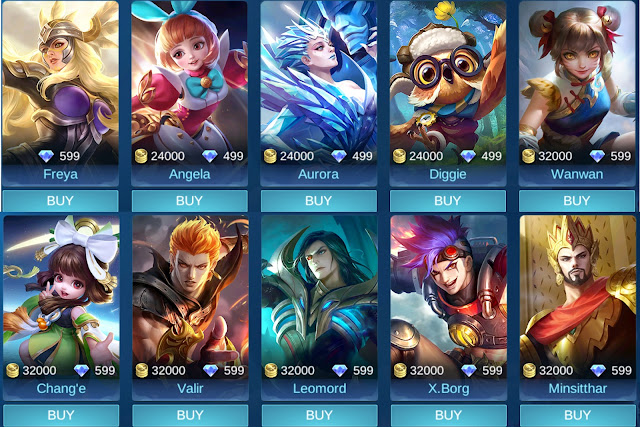 MOBILE LEGENDS BANG BANG How to Play ALL Heroes MLBB new Update Easy ...