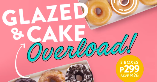 Manila Shopper: Krispy Kreme Glazed & Cake Overload Promo: Aug 2019