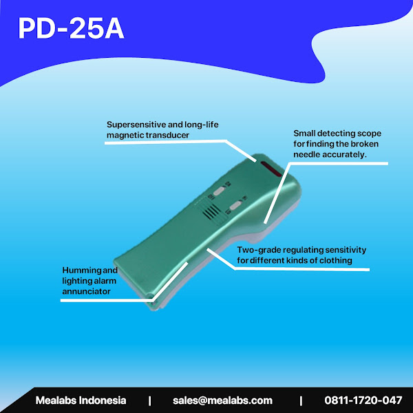 PD-25A Handheld Needle Detector | Mealabs Metal Detector Indonesia