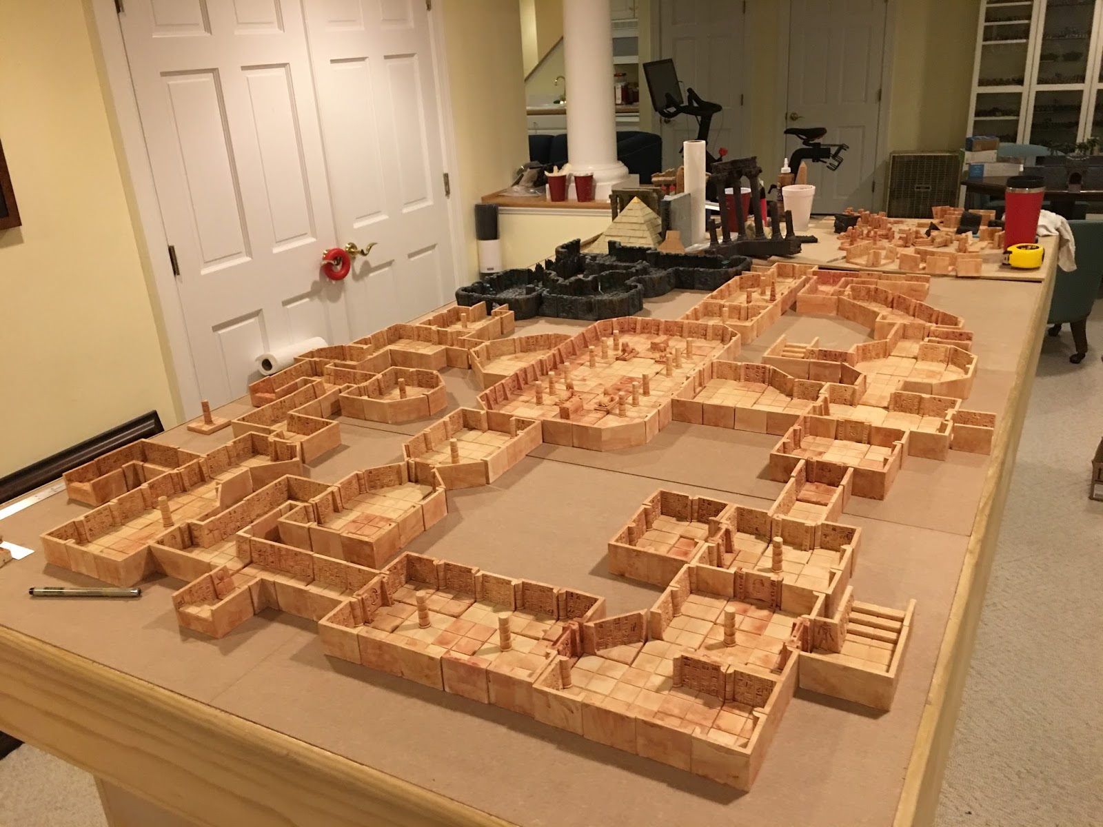 Lair of the Uber Geek: Historicon 2017 Game: Catacomb Layout