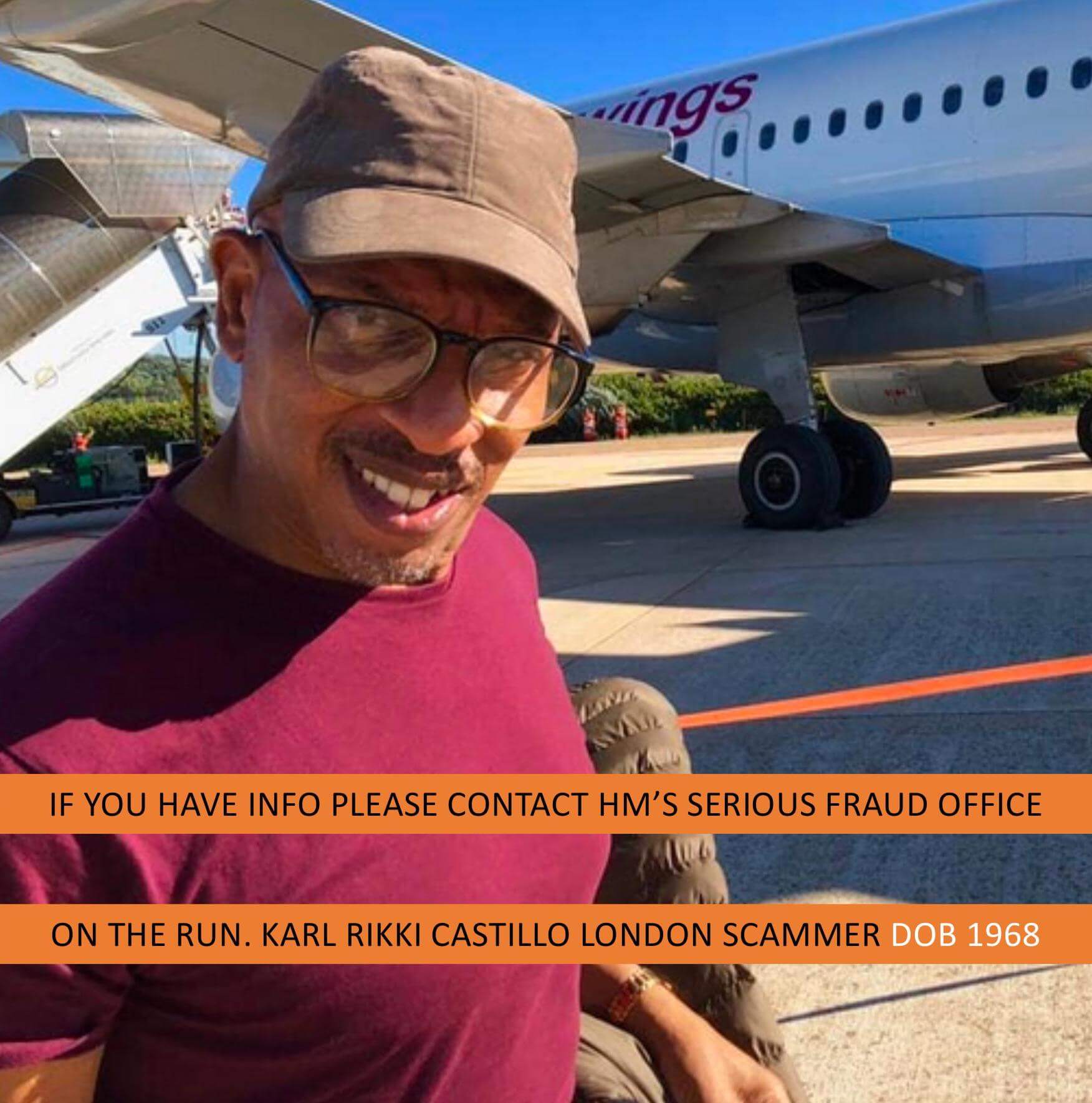 Karl Rikki Castillo London Scammer - Site serves to assist others with ...