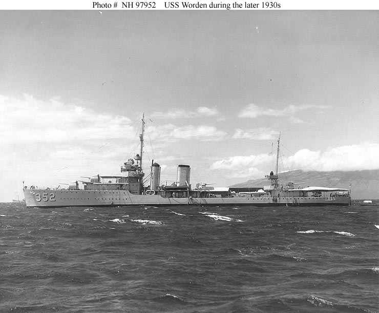 Naval Warfare: USS Worden (DD-352)