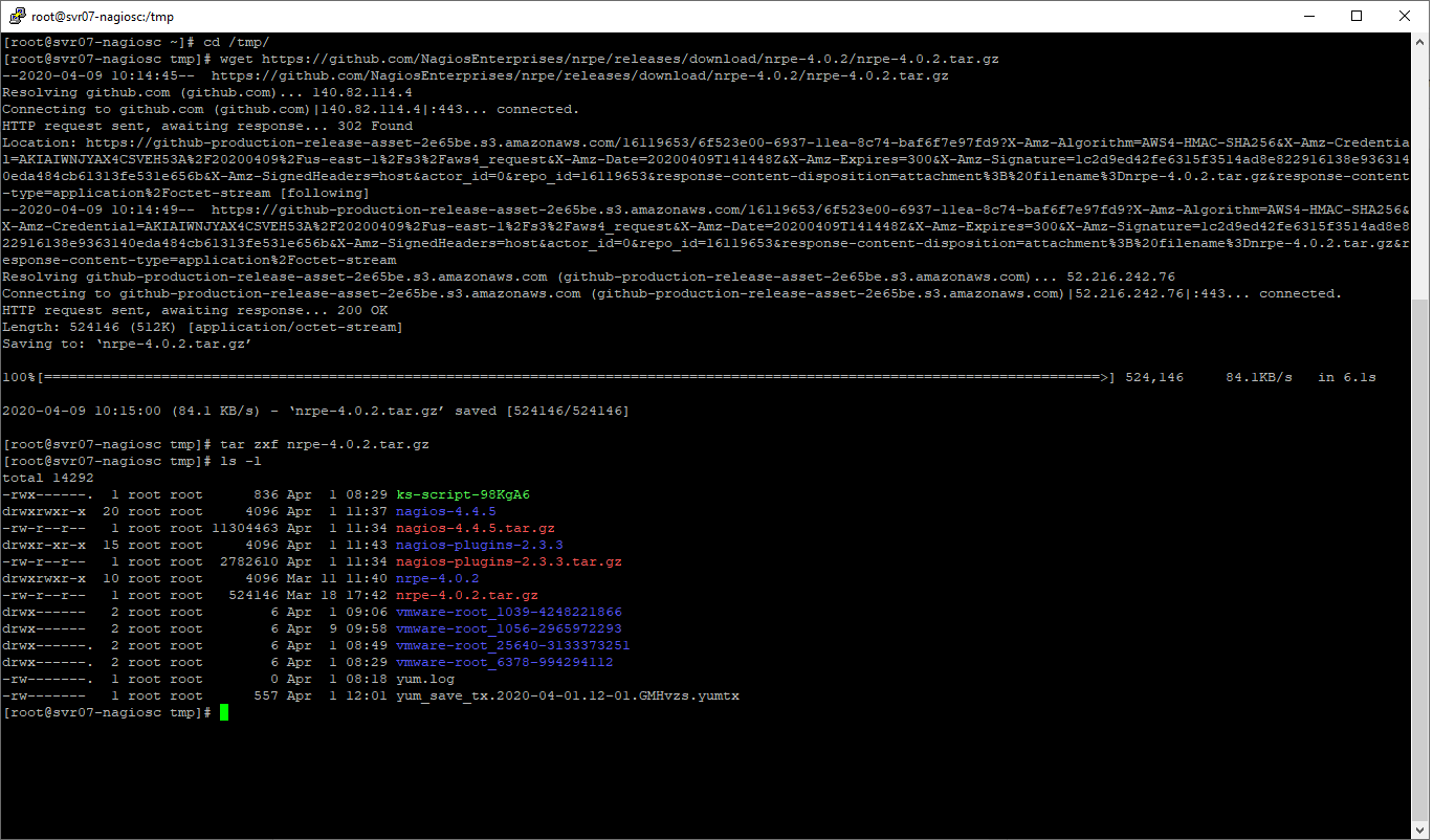 NRPE en nuestro Servidor Nagios Core