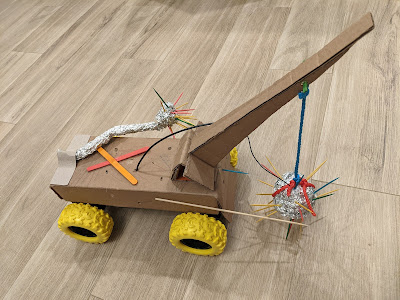 DIY Cardboard Battle Bots - Cardboard Mom