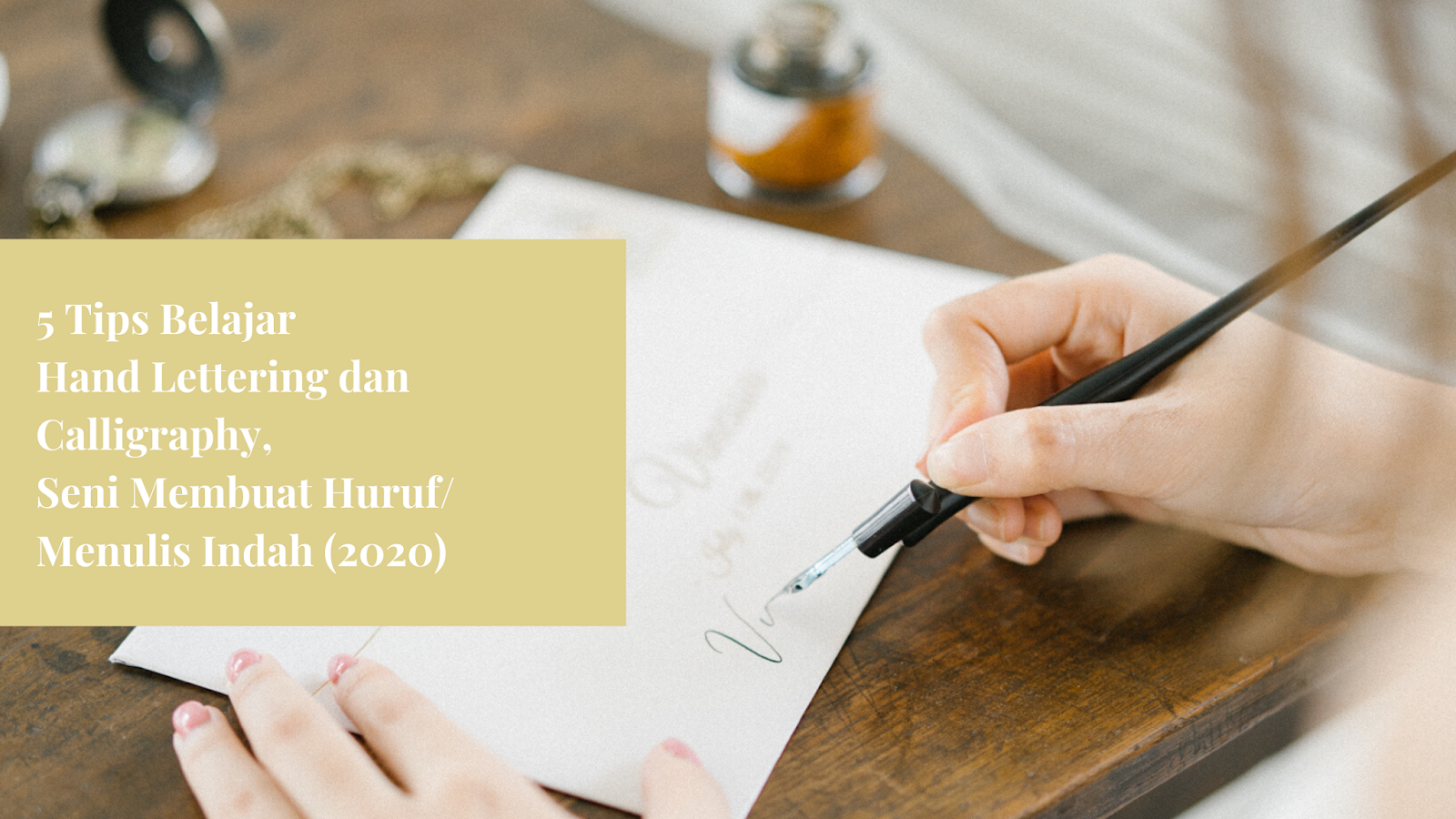 belajar menulis indah