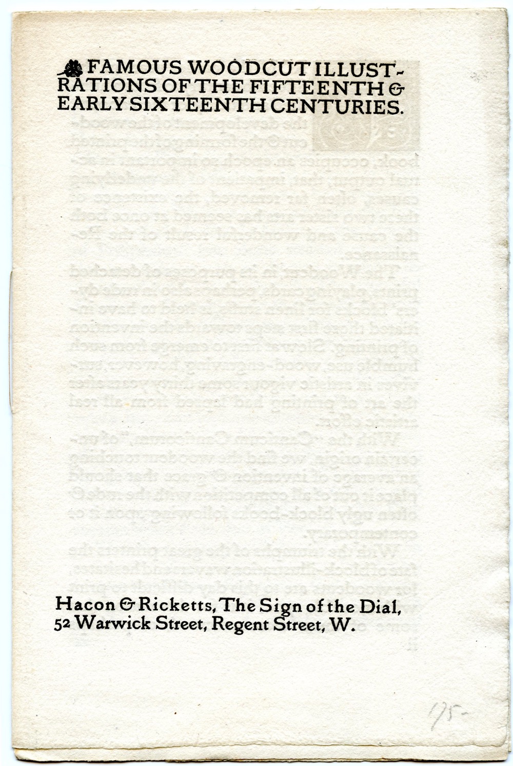 Charles Ricketts & Charles Shannon: 407. An Exhibition of Famous ...