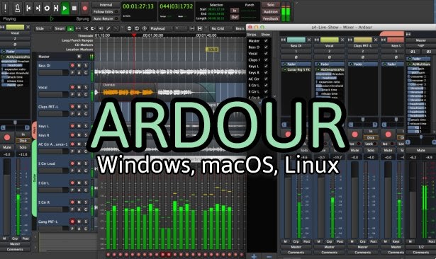 Ardour - Ένα επαγγελματικό πρόγραμμα ηχογράφησης, επεξεργασίας και ...