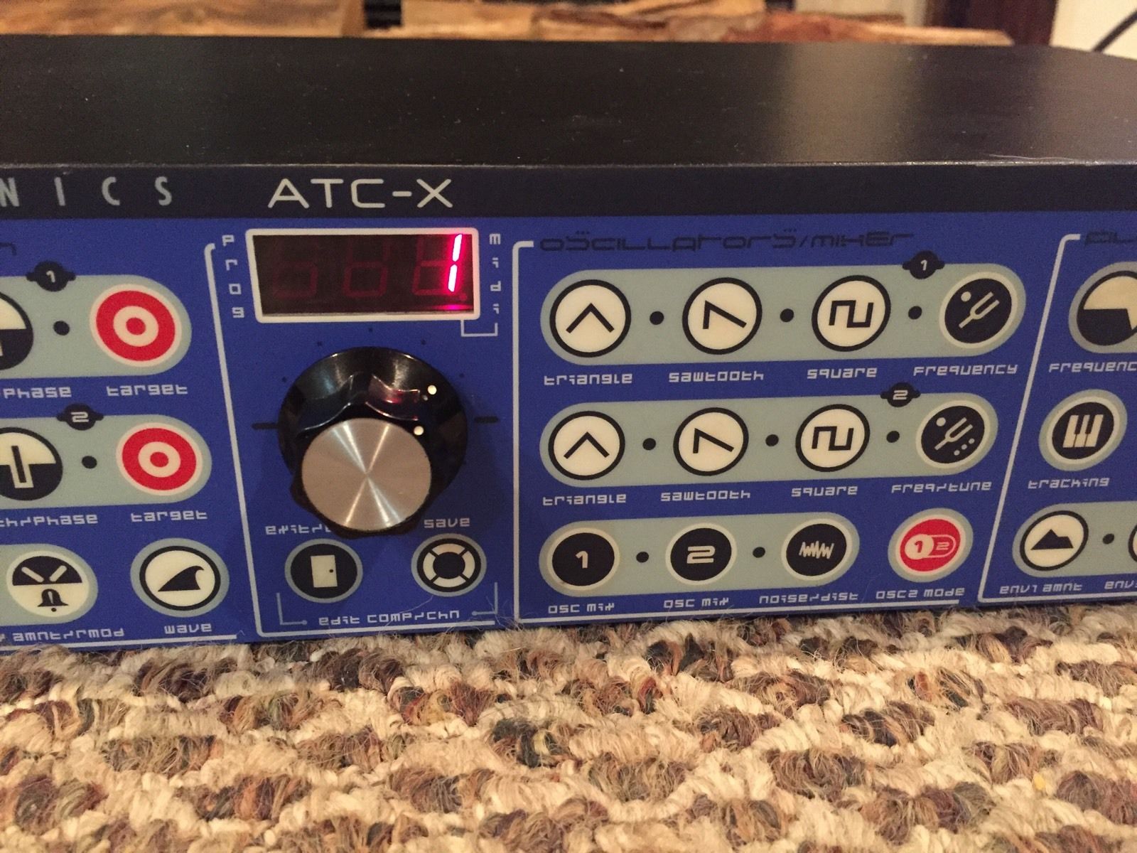 MATRIXSYNTH: Studio Electronics ATC-X QFS Quad Filter System SN E-1128
