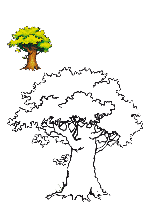 Molde hojas de arbol - Imagui