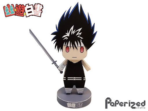 YuYu Hakusho: Hiei Paperized | Paperized Crafts