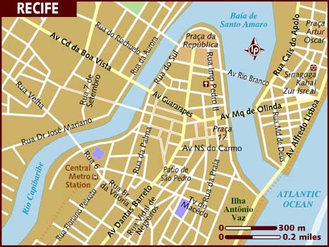 Recife Mapa da Cidade | Mapa Regional da Região de Portugal Brasil