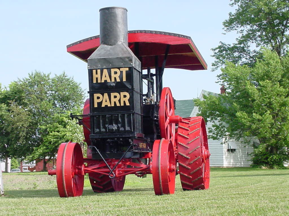 Just A Car Guy Oldest Tractor Made And 1st Successful Tractor In The Usa A 1903 Hart Parr
