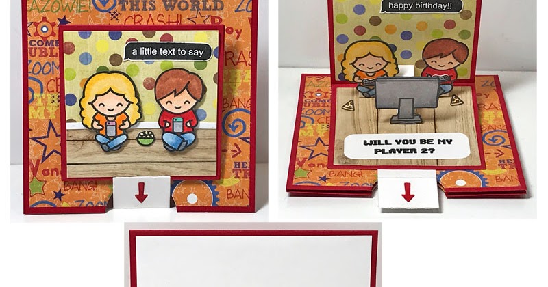 StampOwl's Studio: Screen Time Frame Pull Card