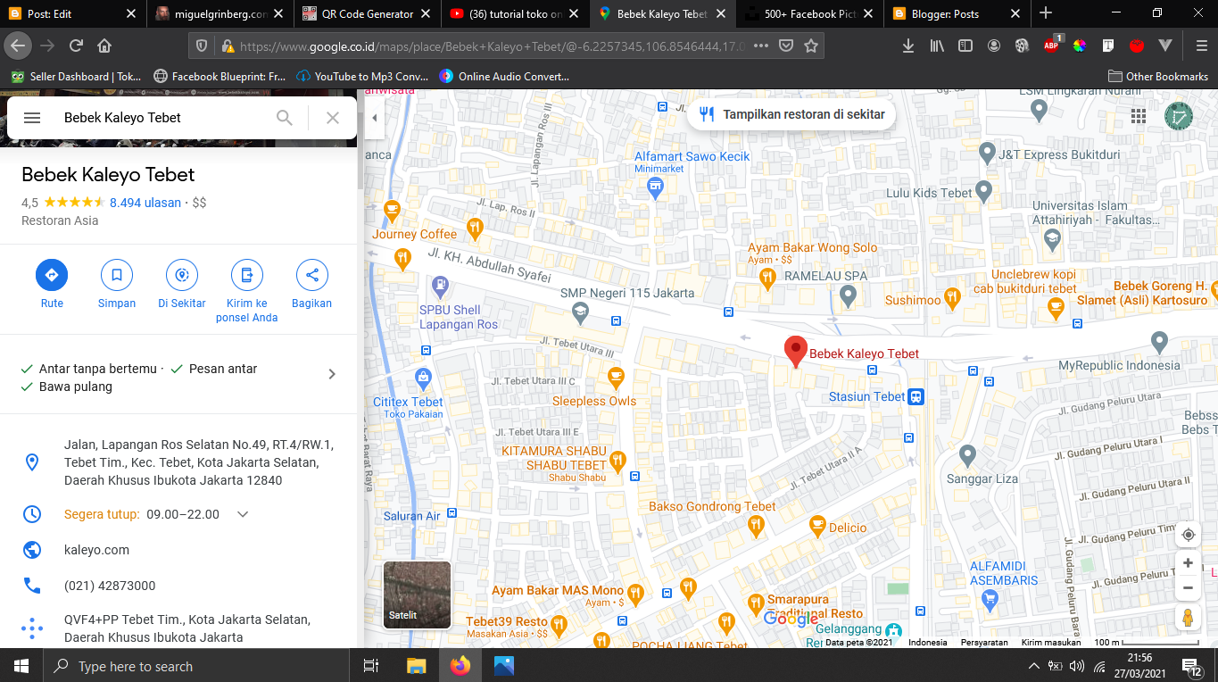 Cara Membuat QR Code Google Maps untuk Undangan - Tutorial Programming ...