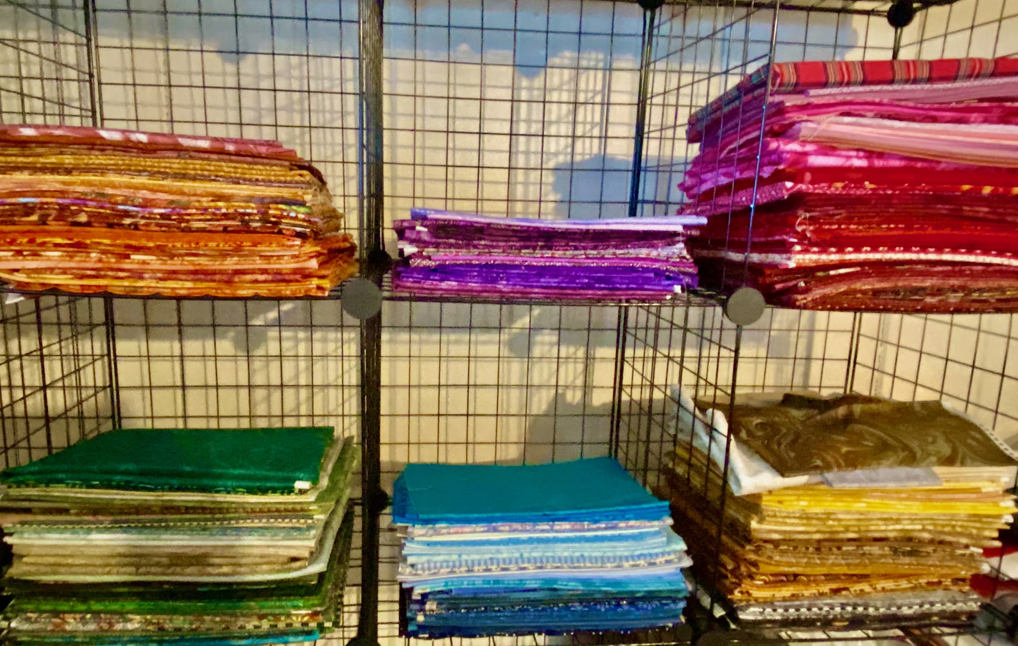 AMANDA'S BASKETS: Fabric Sorting Done...