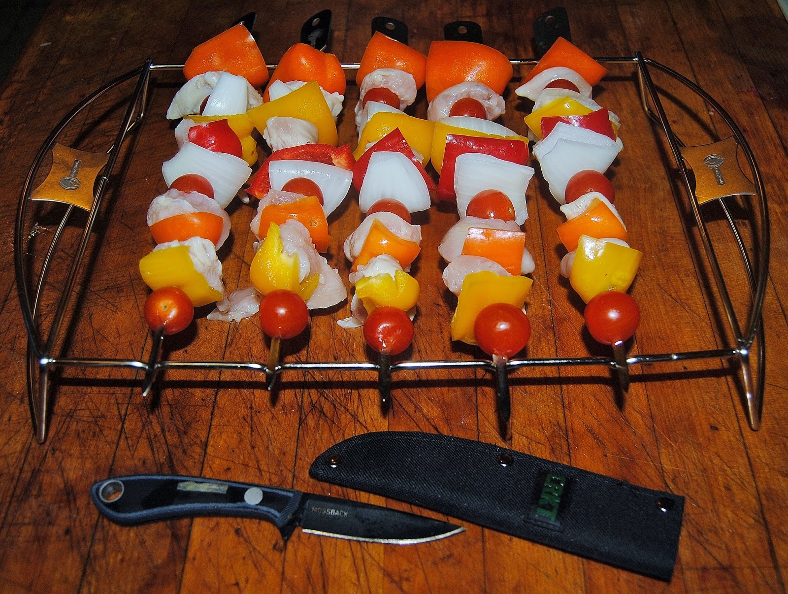 We Live In The Country!: #Chef Dan Makes Kabobs with the Cave Tools ...