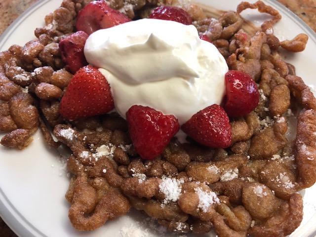 Food Over Flowers: Low-Carb Funnel Cakes