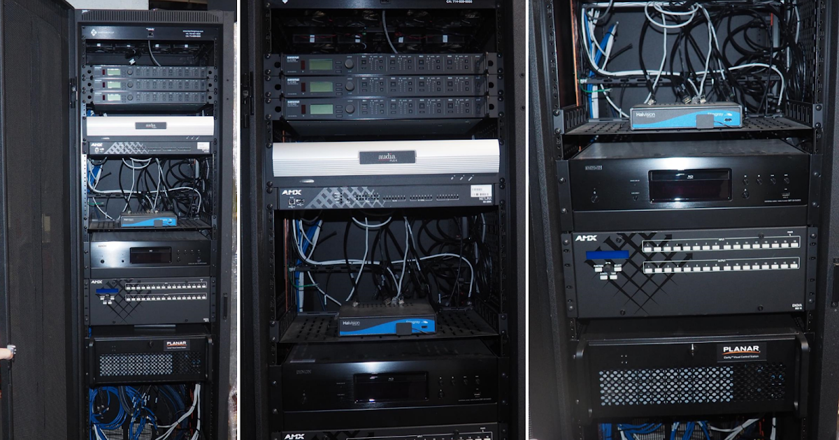 irGRiD: Planar MX55HDU-L Clarity Video Wall AMX Biamp Cisco Shure Rack ...