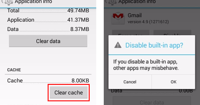 How to work around a low on storage(memory) warning!!!