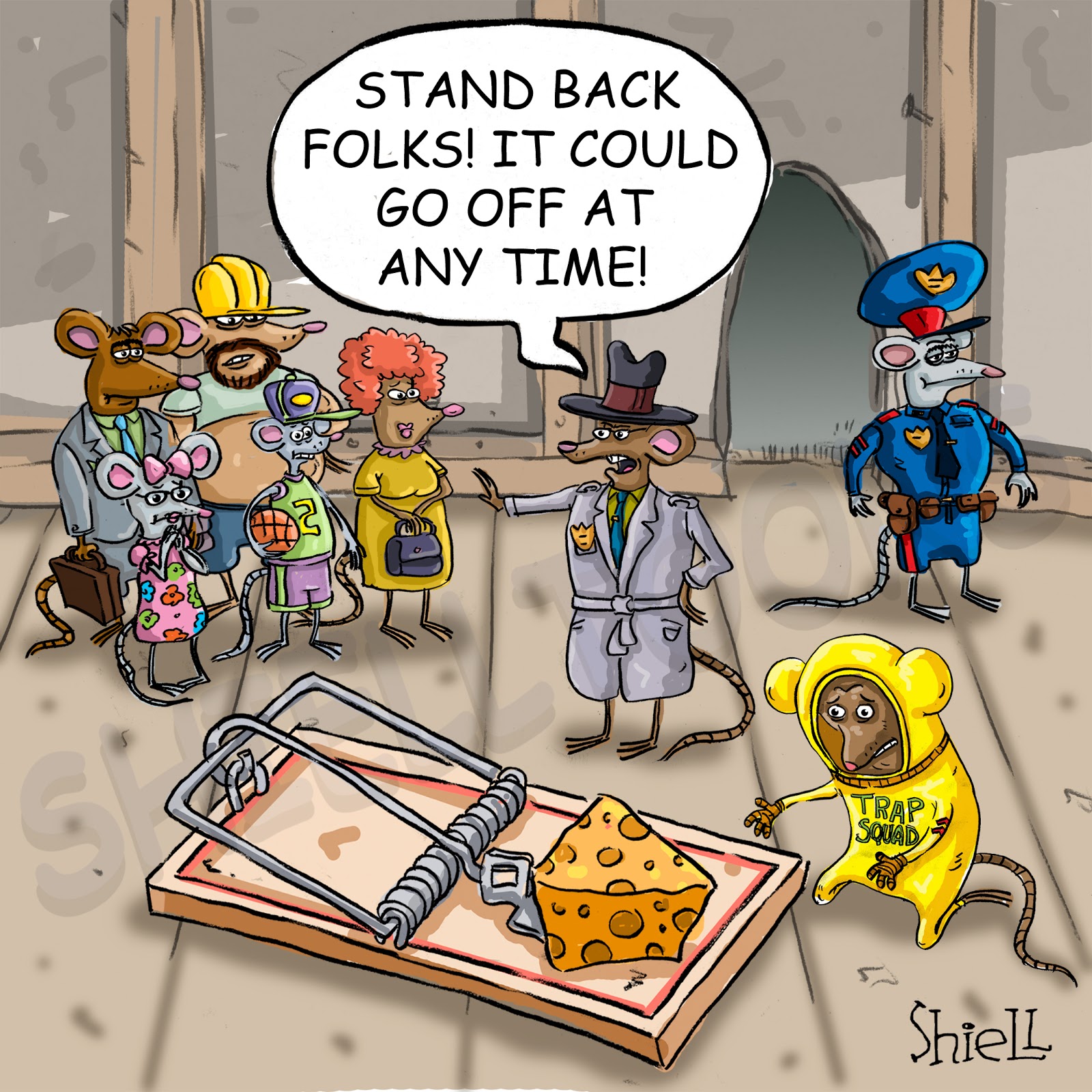 Kids Books, Cartoons, Illustration and Animation by Mike Shiell: trap ...