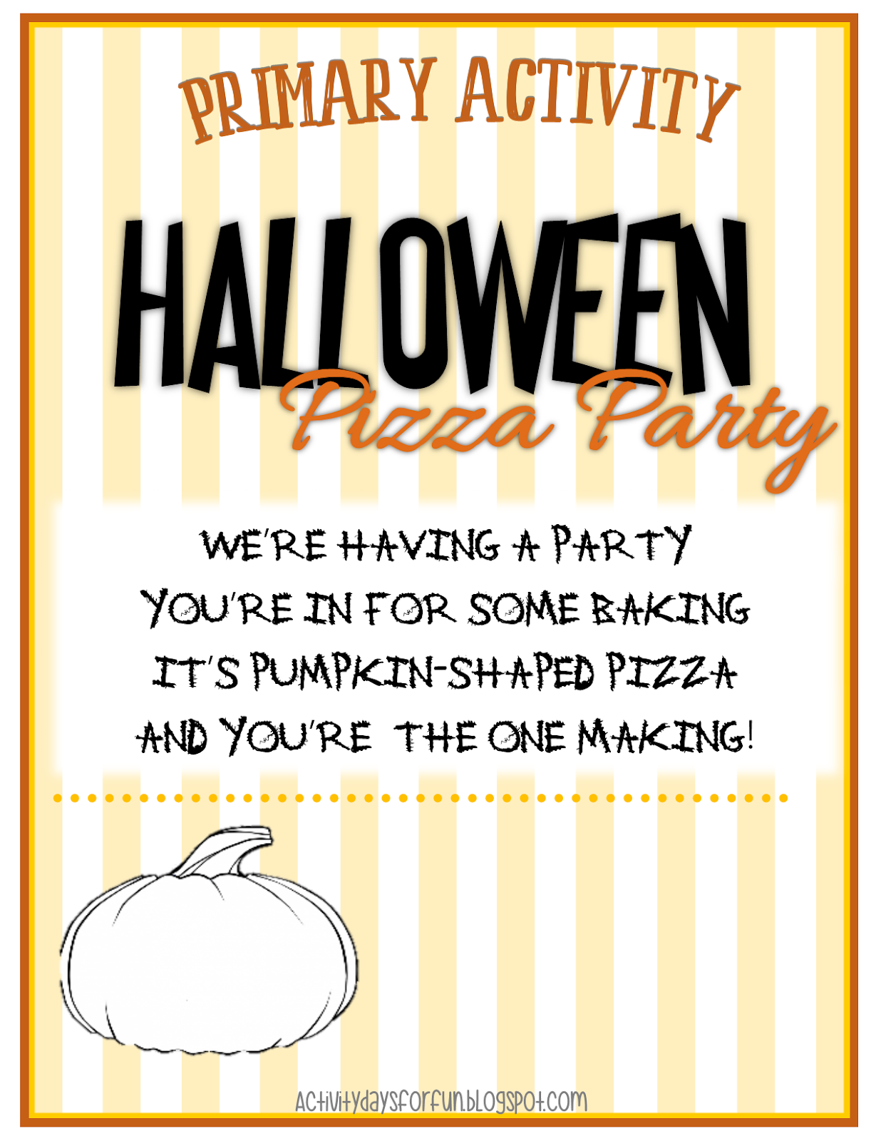 Primary Activity Ideas: PRIMARY ACTIVITY INVITATIONS that YOU Edit!