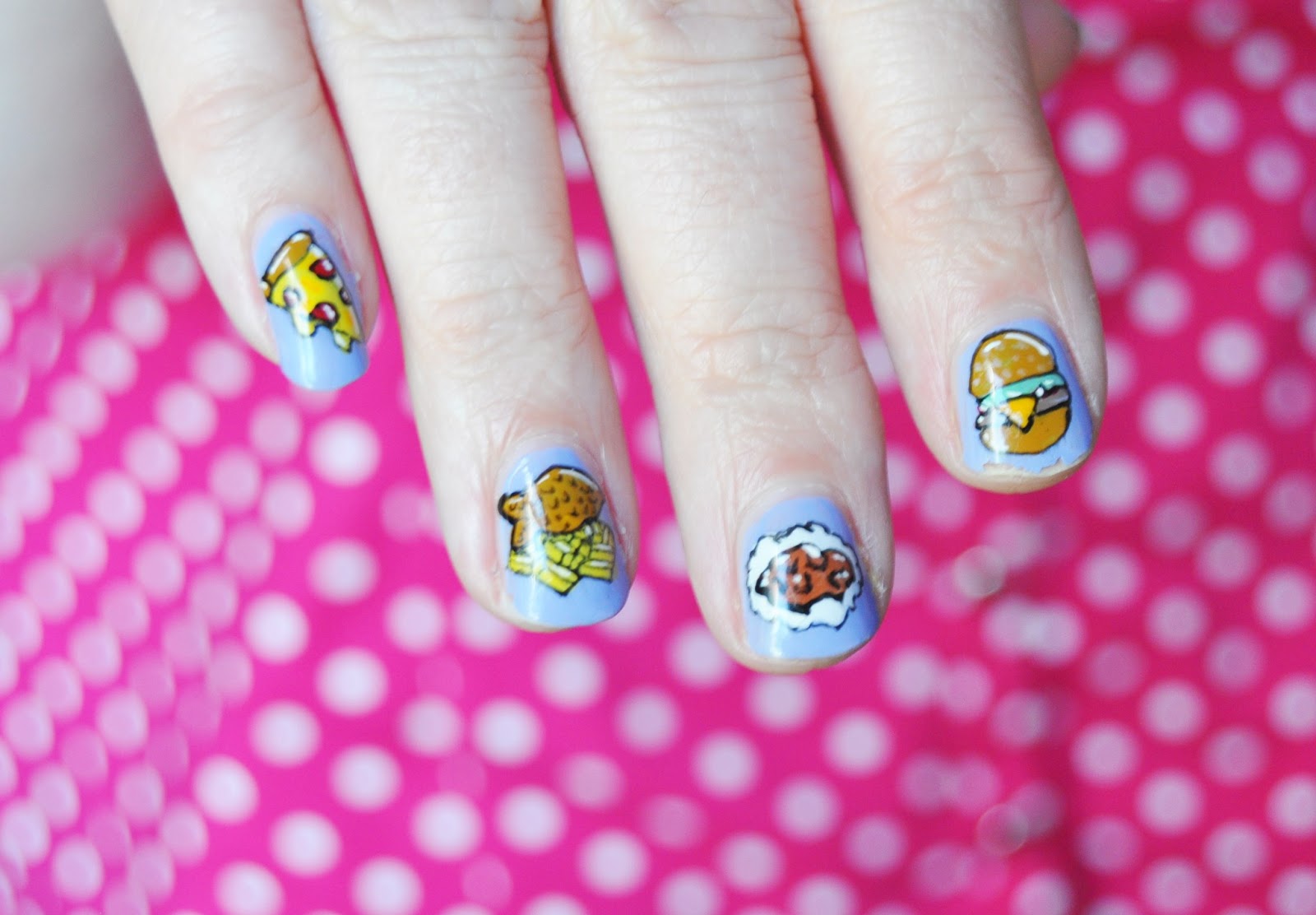 Junk Food nail art | Abbienail