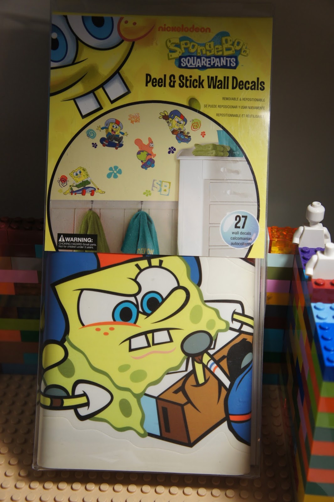 SpongeBob Skaters Peel & Stick Wall Decal Sticker Wall Adhesive Picture ...