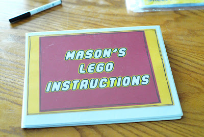 kristy.makes: diy: lego instructions binder