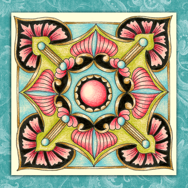 Time for Tangling: Today's Tangle - The Italian Tangle Video Tutorial