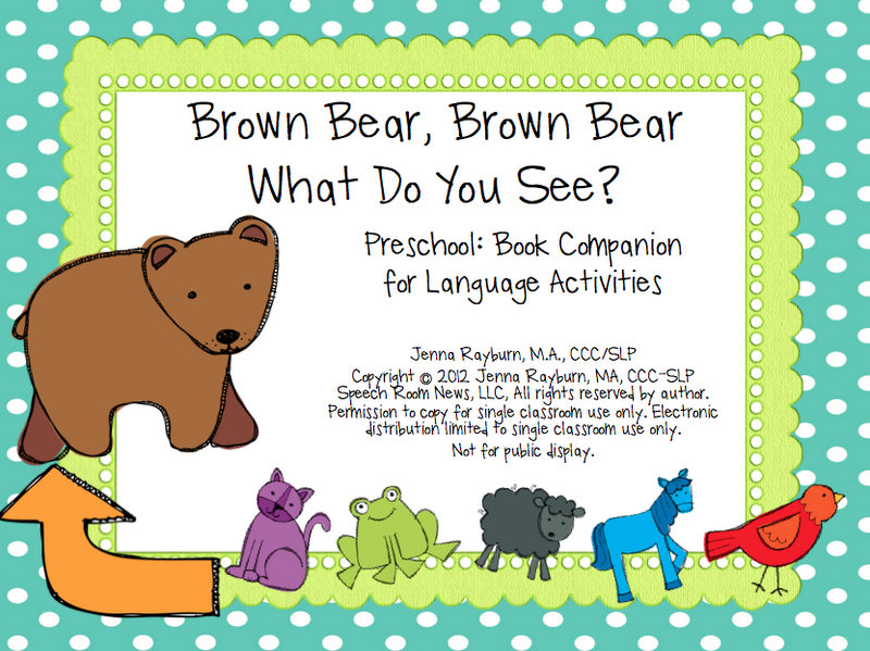 headlinesandmore: Brown Bear, Brown Bear {Preschool Book Companions}