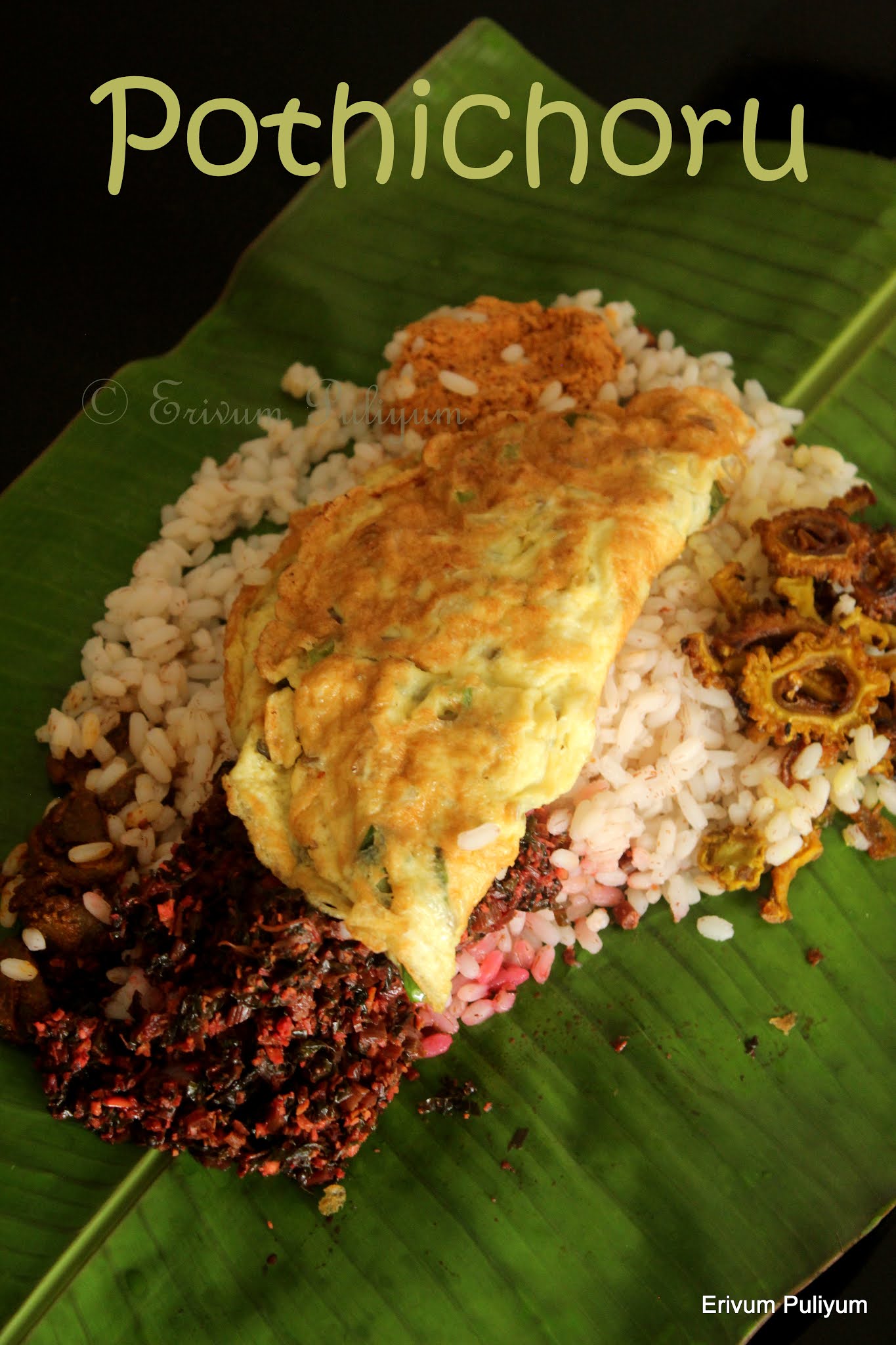Erivum Puliyum: Pothichoru (Nostalgic Food Parcels wrapped in Banana ...